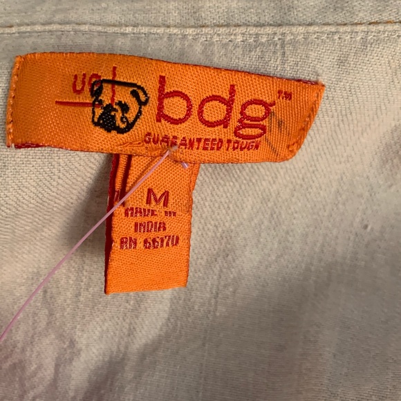 BDG | Jackets & Coats | Bdg Light Wash Jeans Jacket Wembroidery M ...